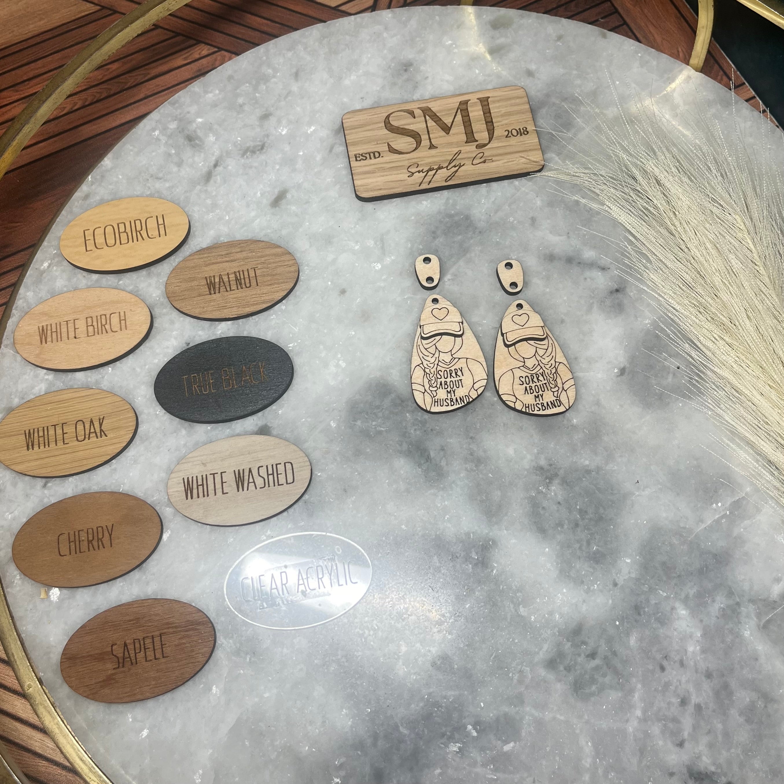 Layered Sorry About My Husband Teardrop - (1 Pair) – Southern Magnolia ...