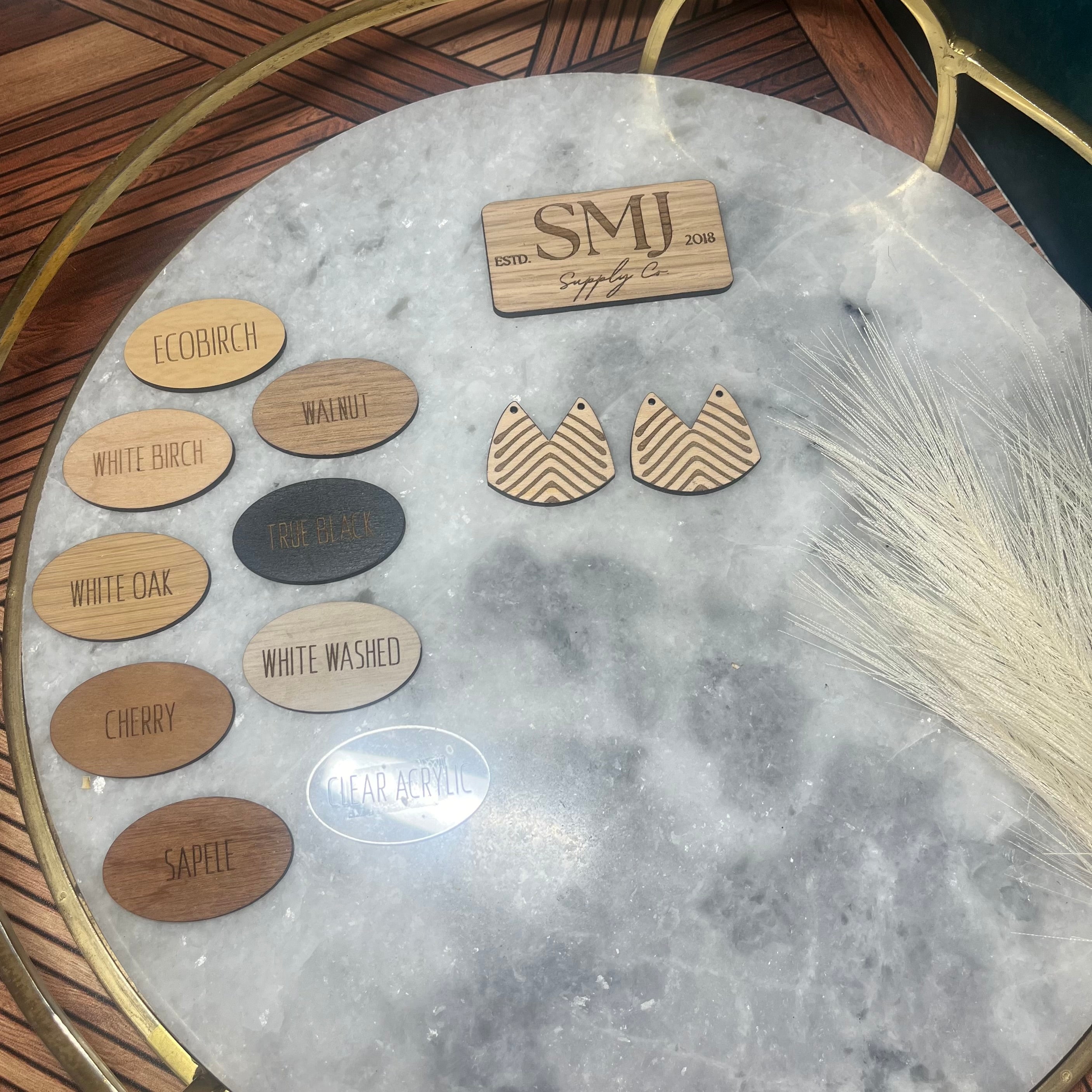 Striped Split Handbag (1 Pair) – Southern Magnolia Jewelry and Co.