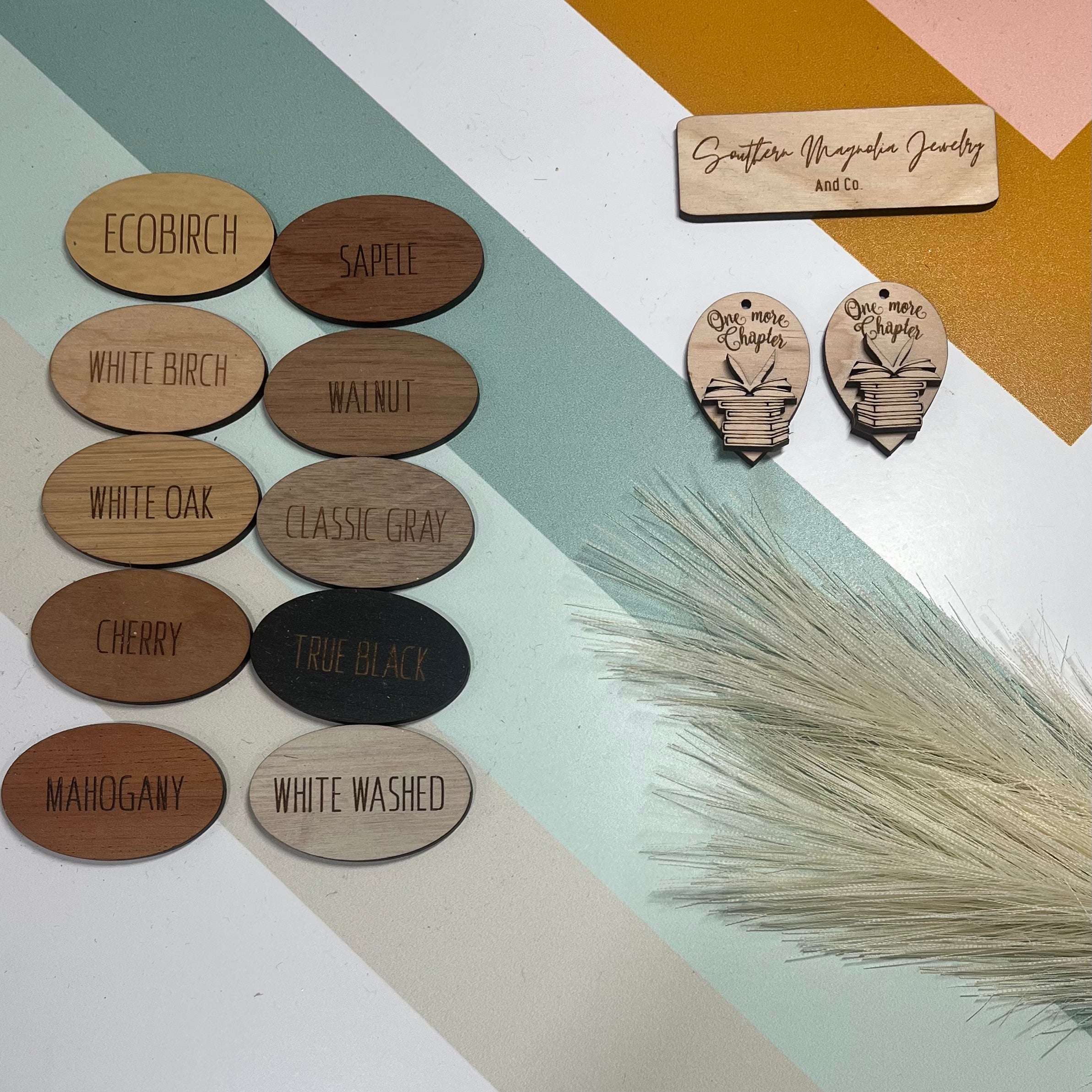 Layered “One More Chapter” Book Inverted Teardrop (1 Pair) – Southern ...