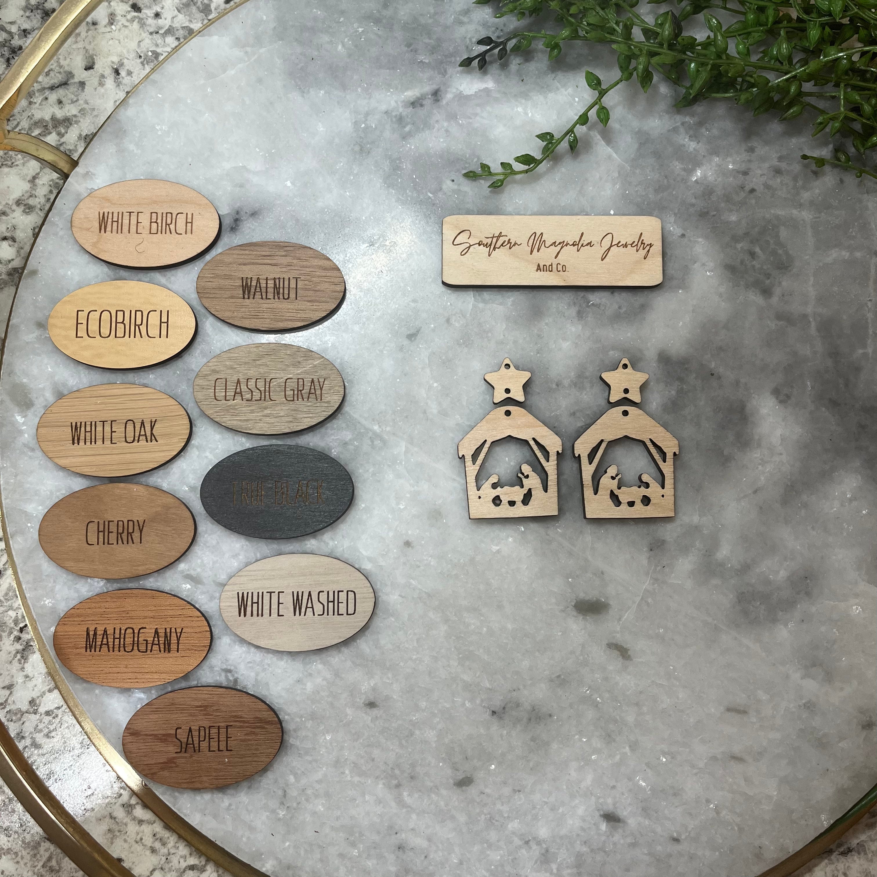 Nativity Scene + Star Connectors (1 Pair) – Southern Magnolia Jewelry ...