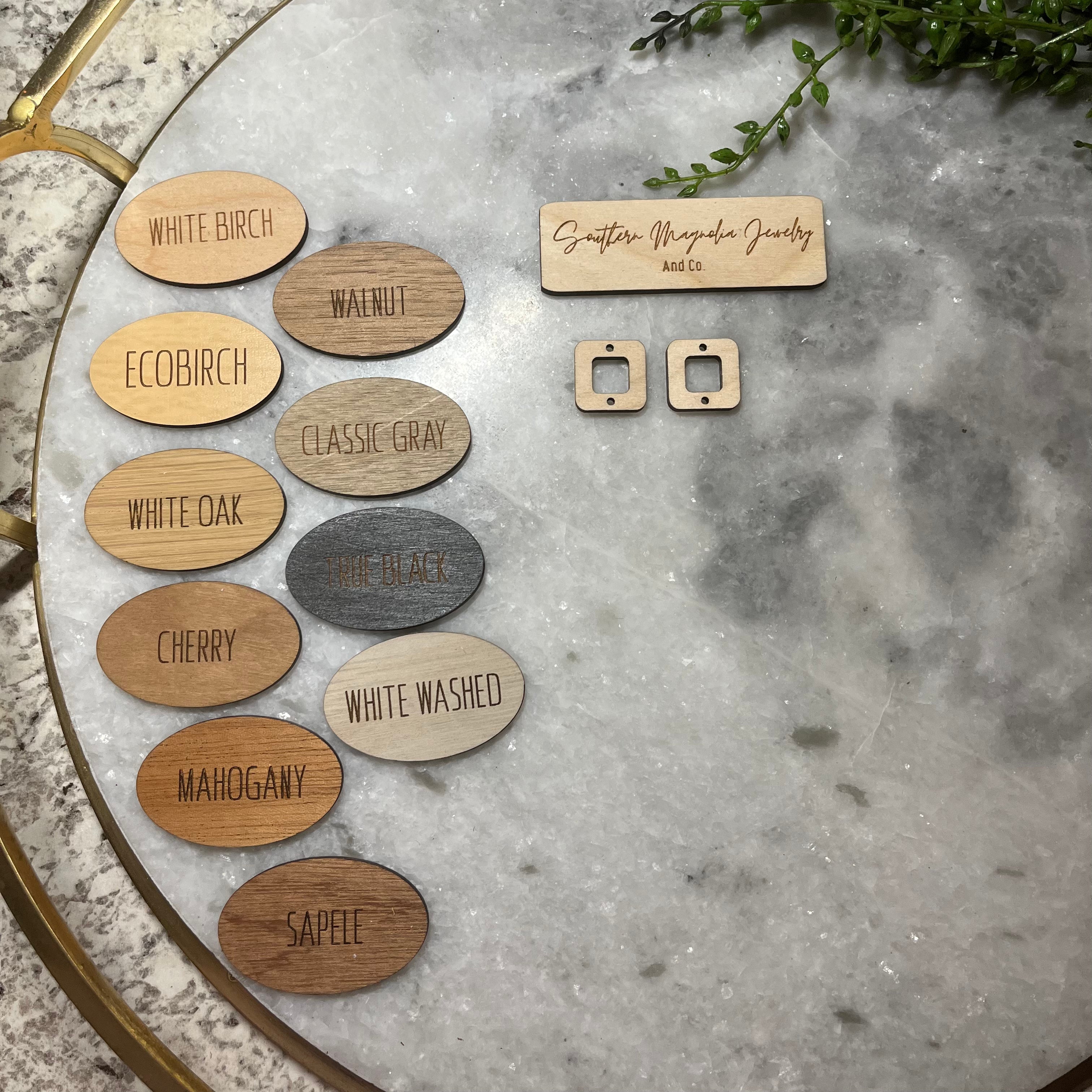 .75 Square Hoop Connector (1 Pair) – Southern Magnolia Jewelry and Co.