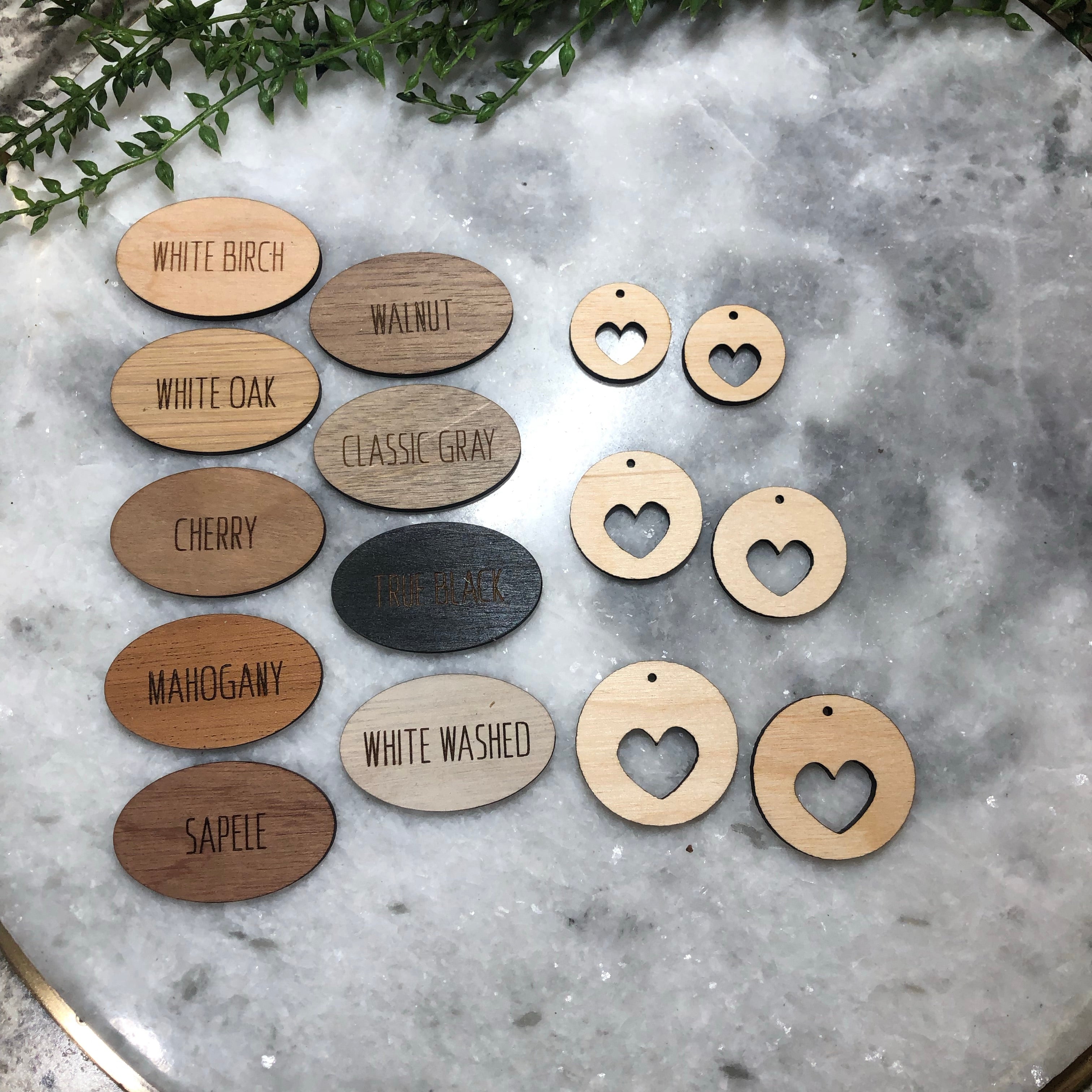Heart Dial Cutout (1 Pair) – Southern Magnolia Jewelry and Co.